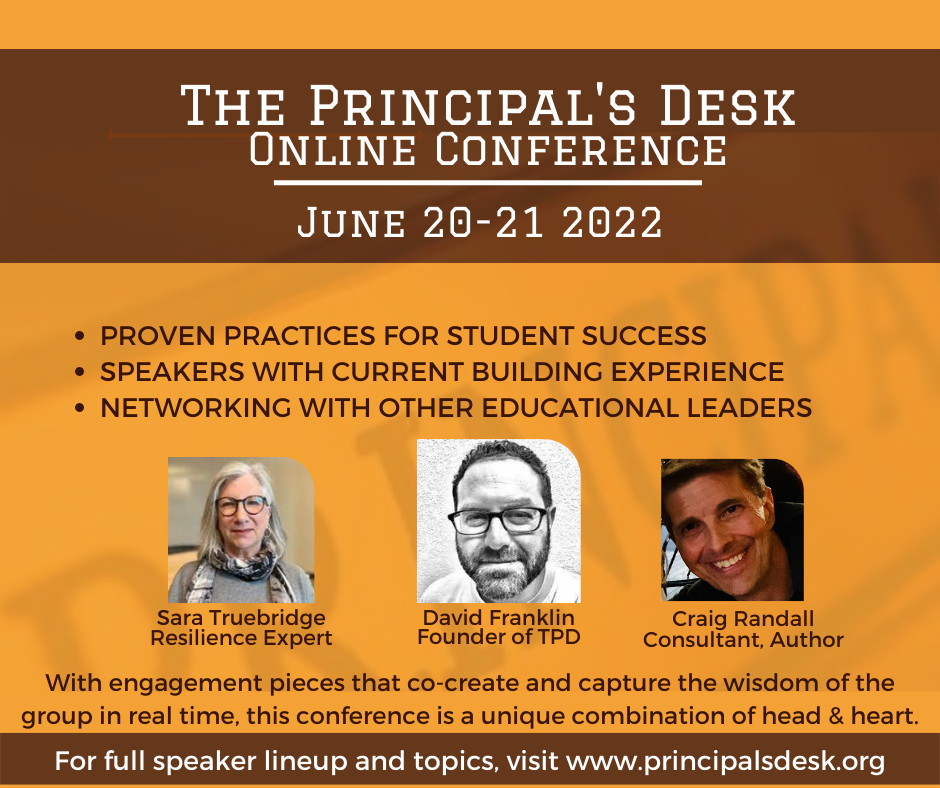 Conference Teaser!!! – The Principal's Desk